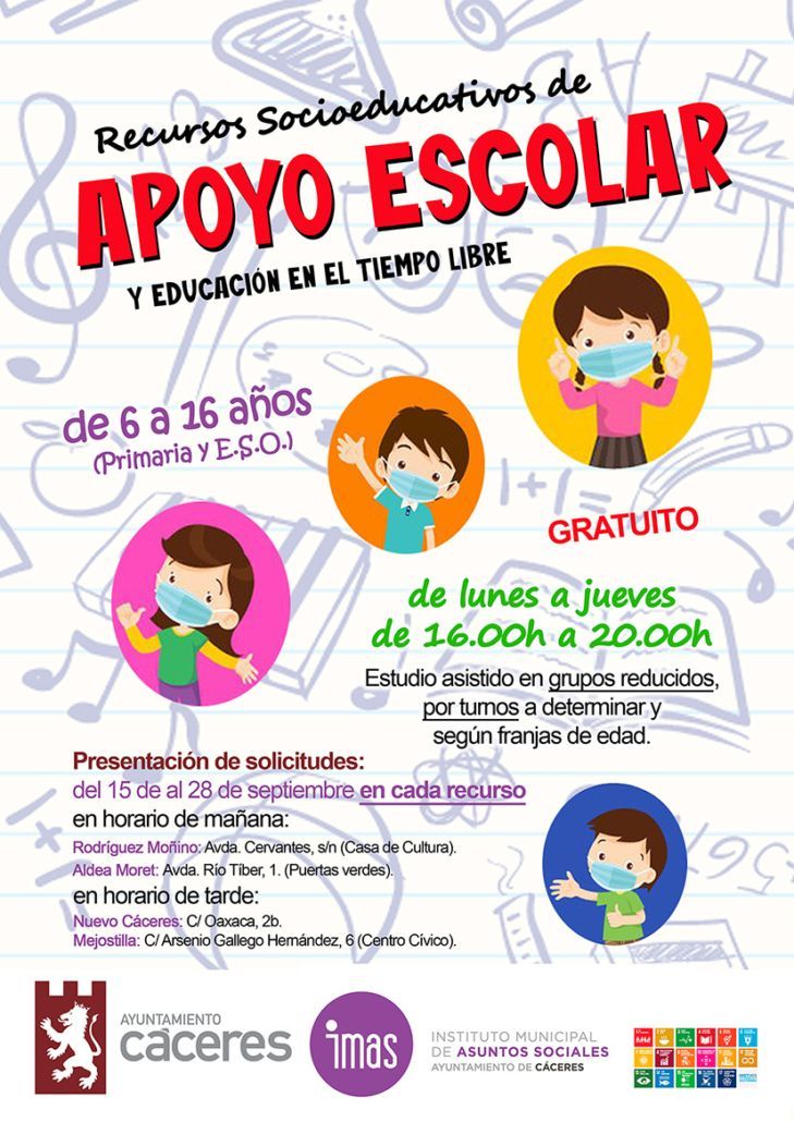 El IMAS vuelve a poner en marcha el programa de apoyo escolar para ... El IMAS vuelve a poner en marcha el programa de apoyo escolar para ...