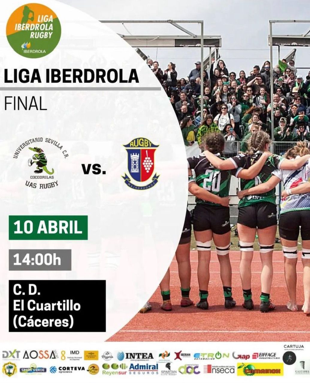 Cáceres acoge este domingo la final de la Liga Iberdrola de Rugby ...