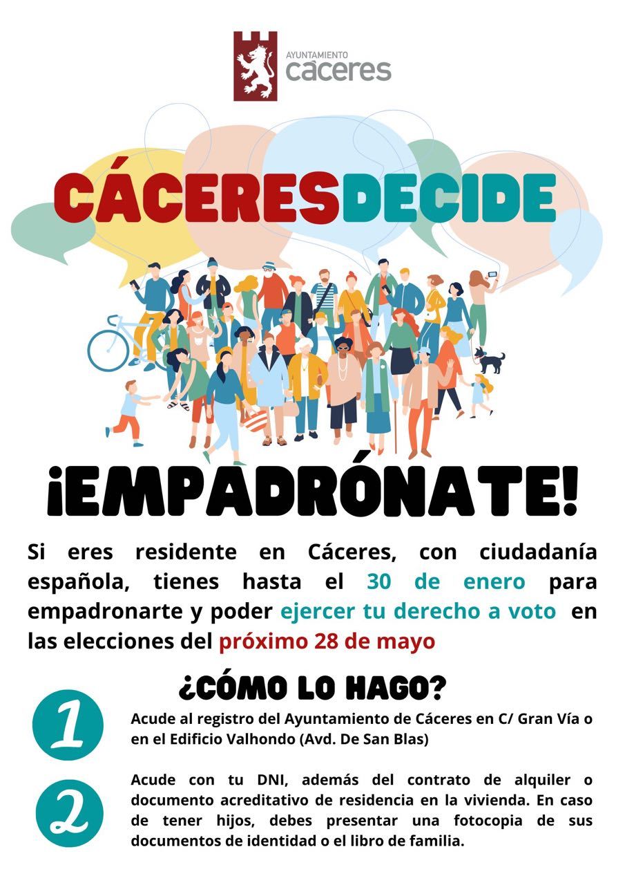 El Ayuntamiento recuerda el plazo de inscripción en el censo electoral ... El Ayuntamiento recuerda el plazo de inscripción en el censo electoral ...