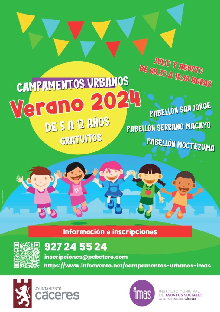 Abierta La Inscripción Para Los Campamentos Urbanos De Verano Del Imas